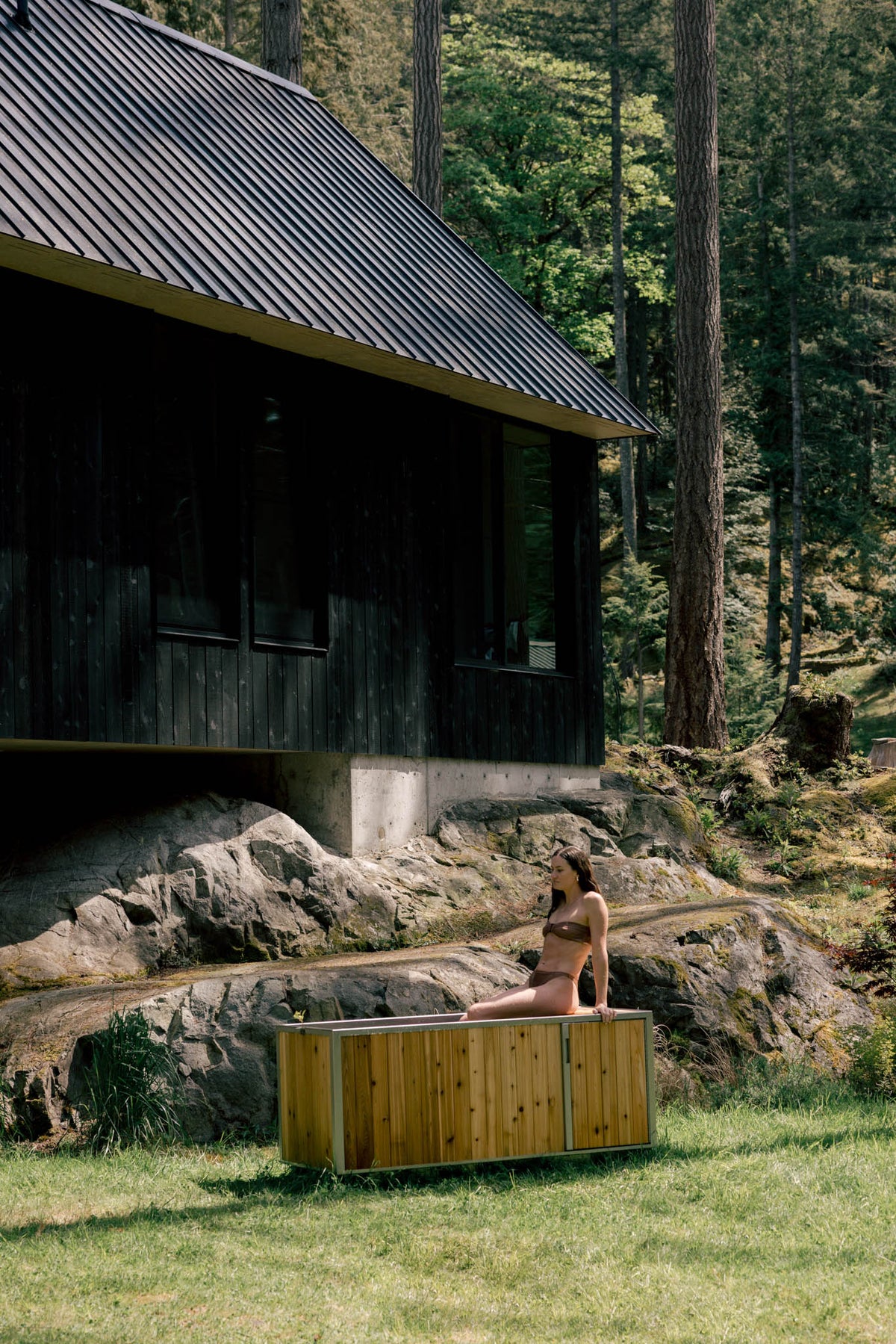 Cold Tub | Cold Plunge With Chiller - Cedar + Steel – GOODLAND
