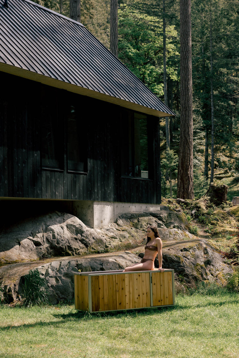 Cold Tub | Cold Plunge With Chiller - Cedar + Steel – GOODLAND