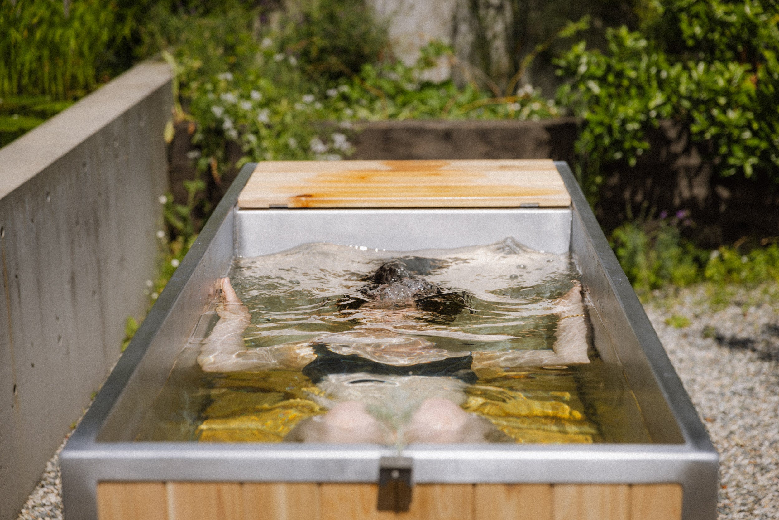 Cold Tub | Cold Plunge With Chiller - Cedar + Steel – GOODLAND